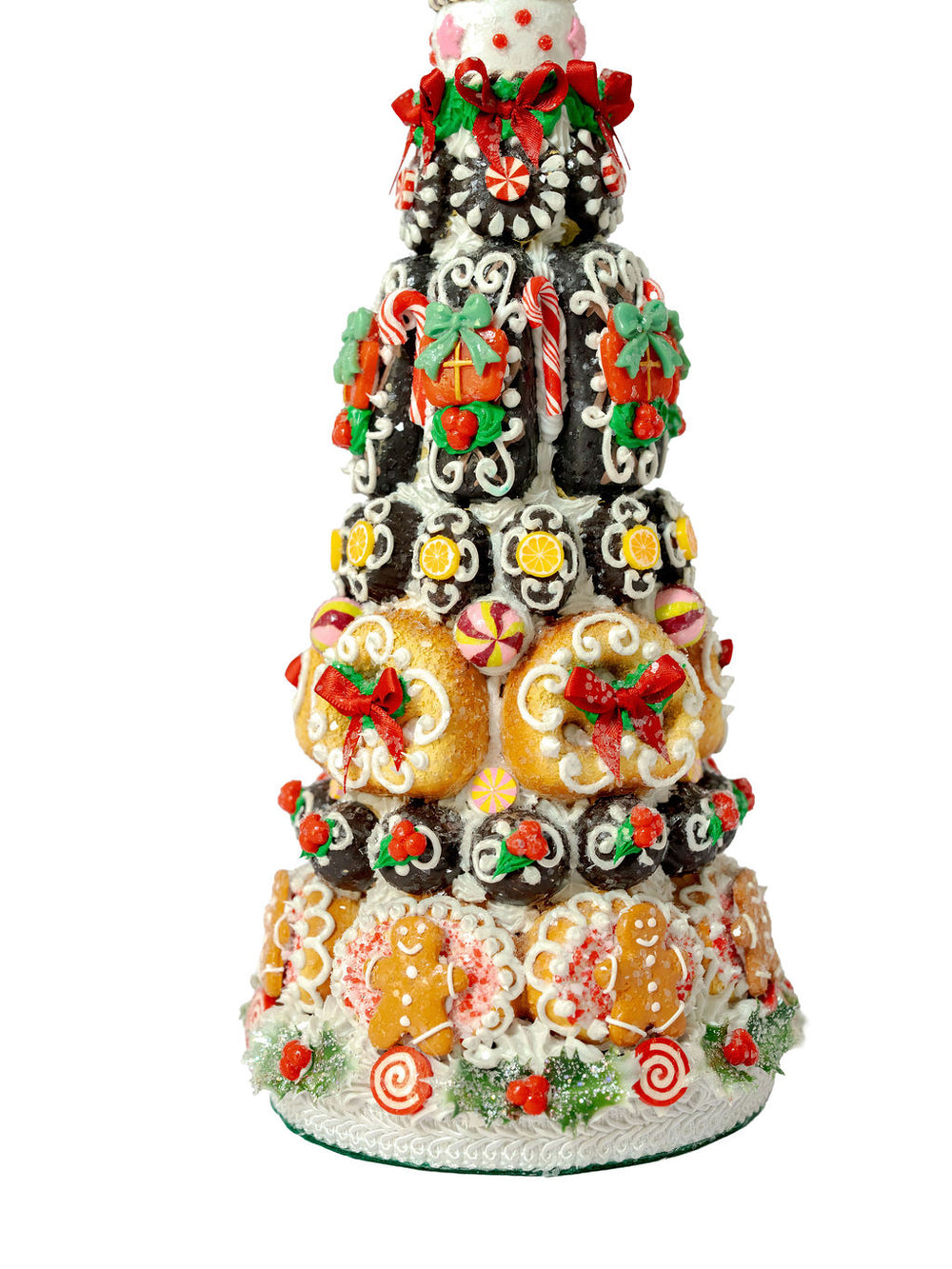 Gingerbread Small Candy Tree Pink Top | Over The Moon