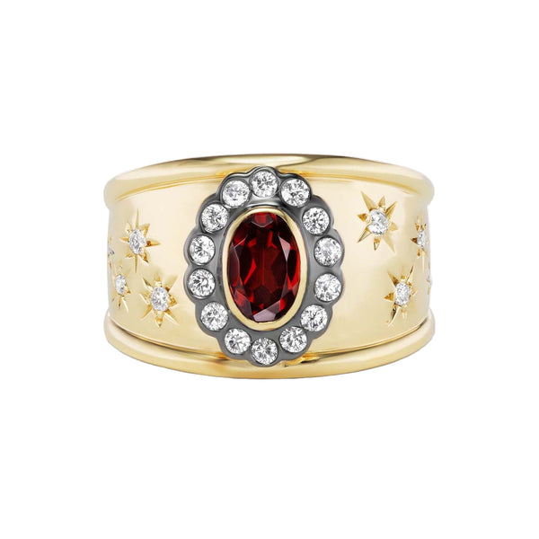 Ali Cigar Band Garnet | Over The Moon