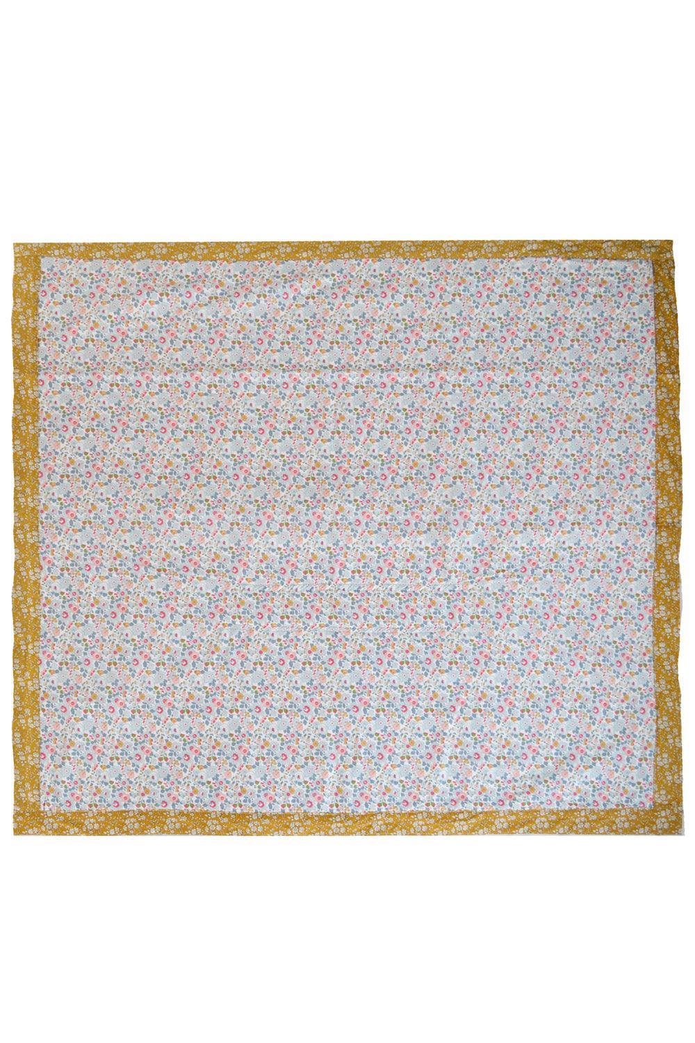 Coco and Wolf Picnic Blanket Liberty Fabric BETSY GREY & CAPEL MUSTARD ...
