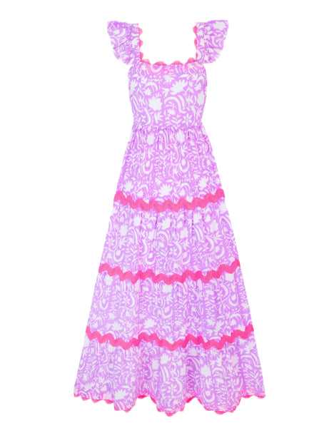Lilac Begonia Xanthe Dress | Over The Moon