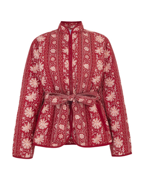 Rust Borders Paris Jacket | Over The Moon