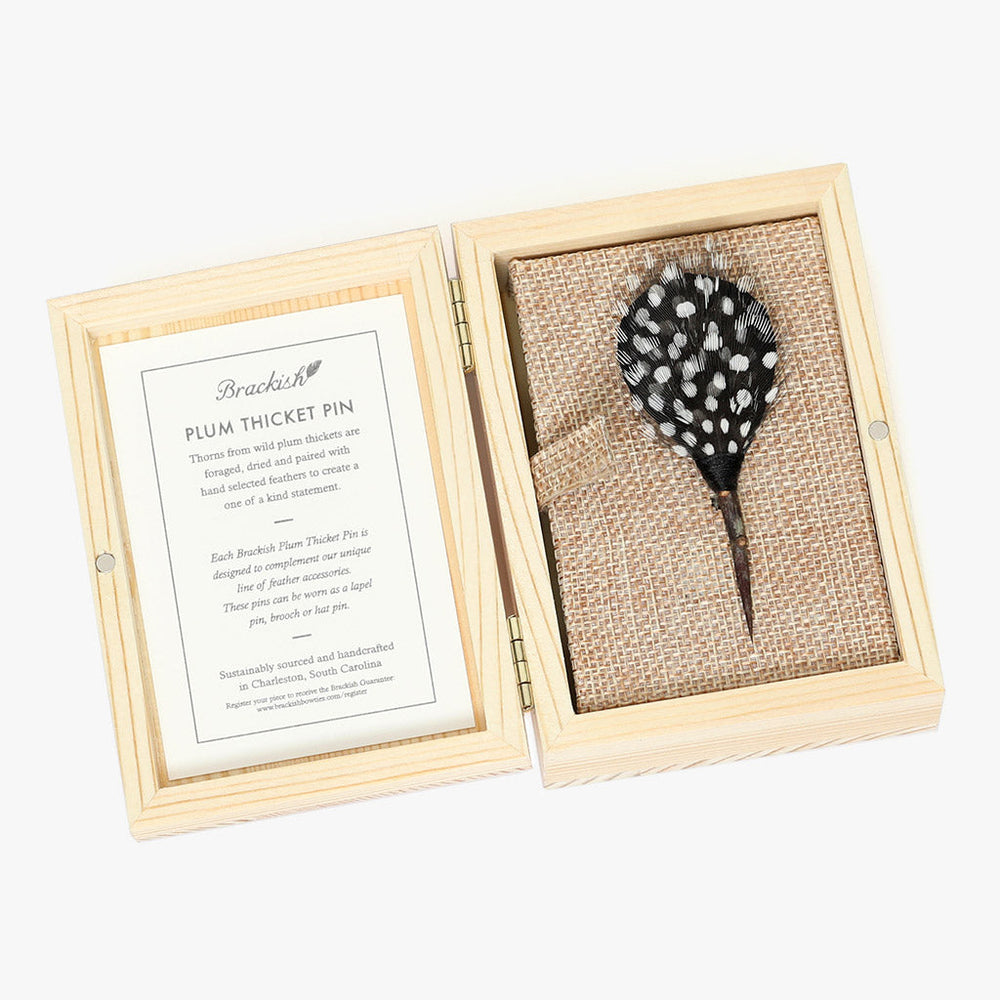 Polka Dot Lapel Pin | Seattle All-Natural Feather Pin | Brackish | Over ...