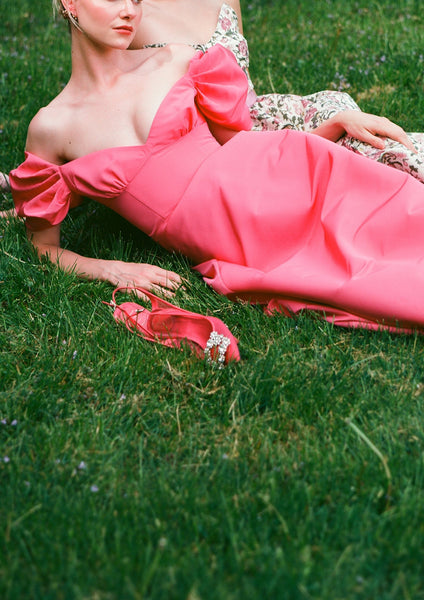 Allison Dress in Pink | Over The Moon