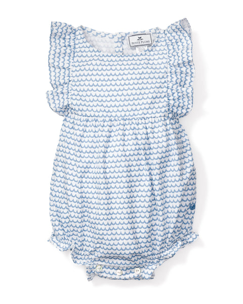 Children's La Mer Ruffled Romper | Over The Moon