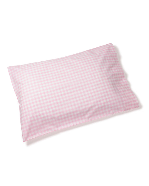 Luxe Premium Cotton Pink Gingham Bed Sheets | Over The Moon