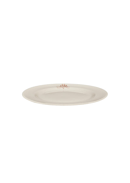 Bespoke Empire Plate with Interlaced Monogram, Set of 12 | Over The Moon