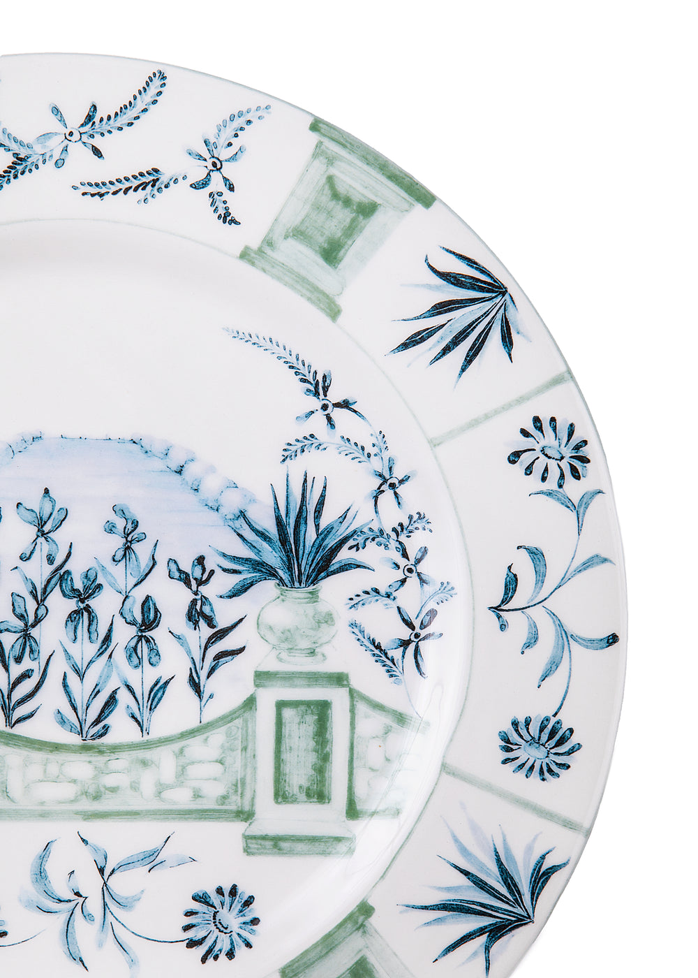 Blue Italian Views Plates Collection, Set of 6 | Over The Moon