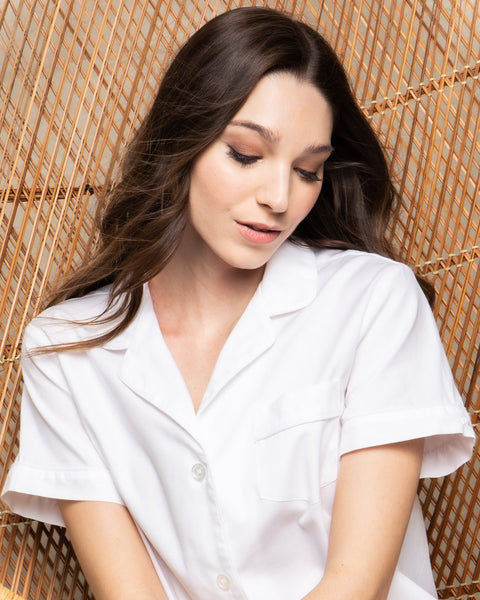 Women’s Classic White Short Set | Over The Moon