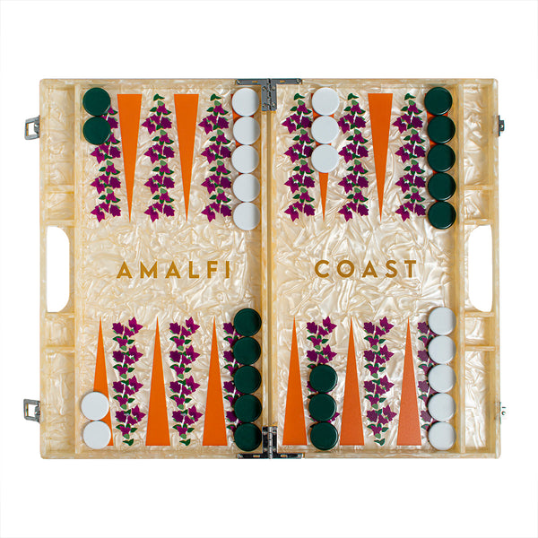 Amalfi Coast Backgammon Board | Over The Moon