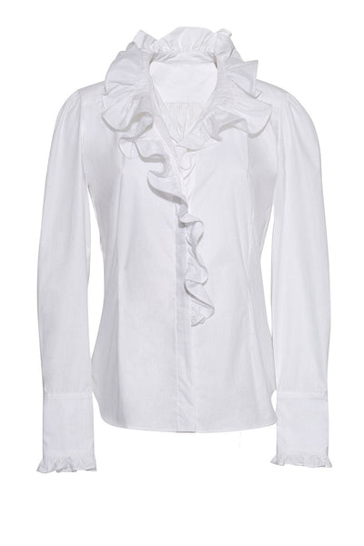 Anne Blouse in White | Over The Moon
