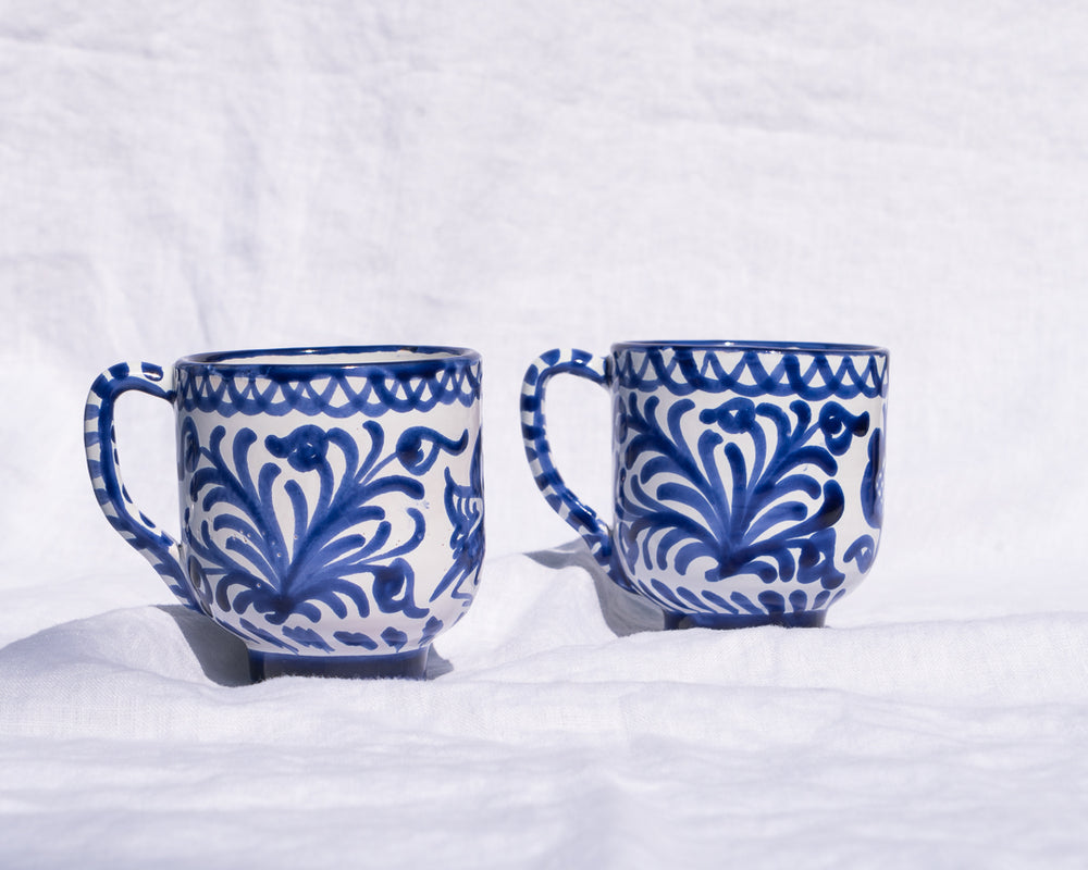 Casa Azul Mug with Hand-painted Designs | Over The Moon