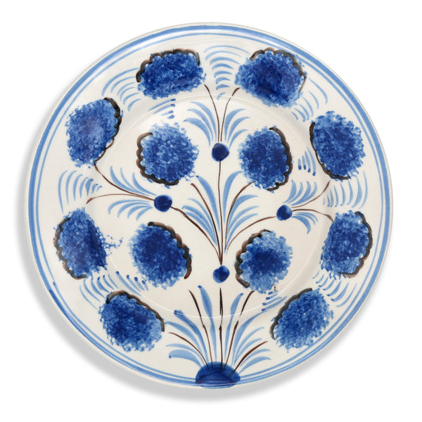 Blue Flower Dinner Plate | Over The Moon