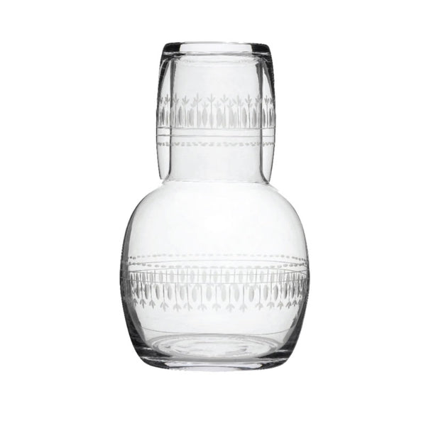 Crystal Carafe Set with Ovals Design | Over The Moon