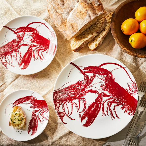 Lobster Plates | Red Lobster Canapé Plates | Over The Moon