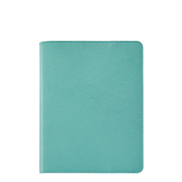 9" Wire-O-Notebook | Orange Goatskin Leather | Over The Moon