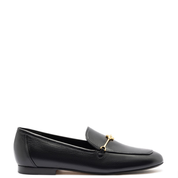 Katherine Loafer In Black Leather | Over The Moon