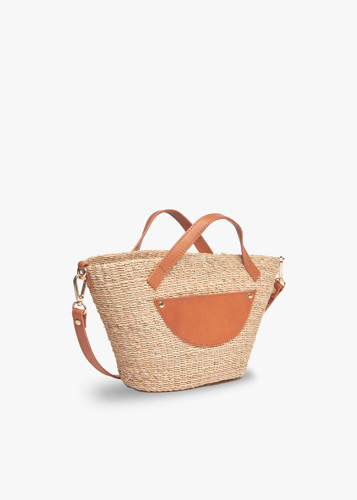 Mini Maya Straw Tote Bag | Over The Moon