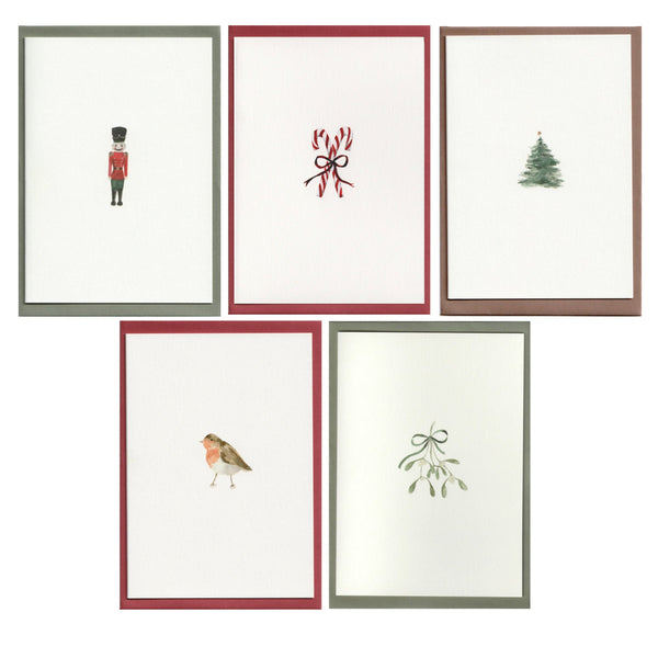 Christmas Cards, Set of 5 | Over The Moon