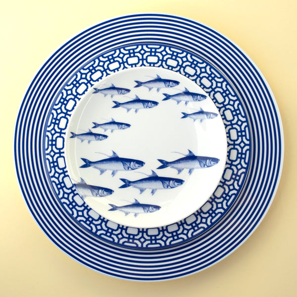 School of Fish Canapé Plates Boxed, Set of 4 | Over The Moon