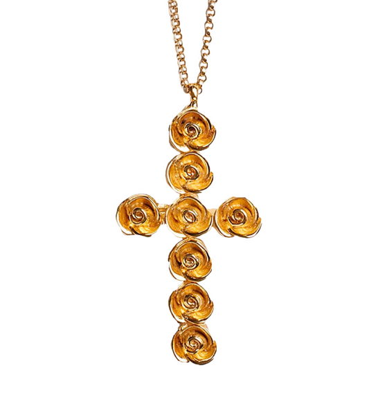 Rose Heirloom Cross | Over The Moon