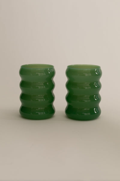 Opaque Ripple Cup, Set of 2 | Over The Moon