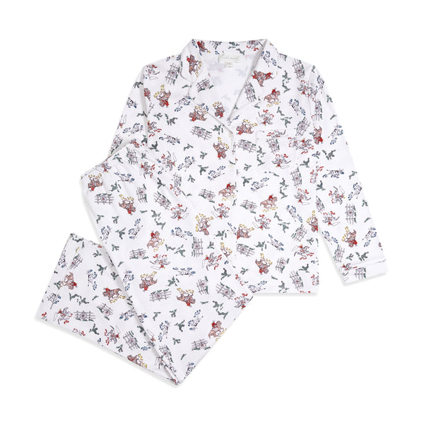 Adult Cowboy Pajamas in Cream | Over The Moon