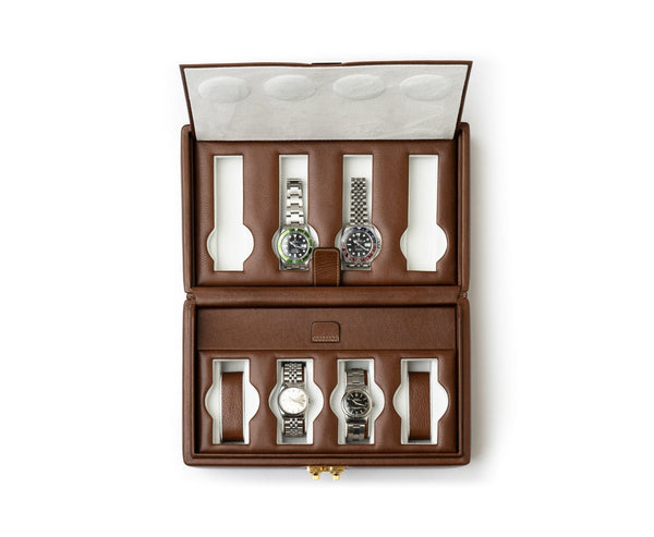 Timekeeper No. 213 | Vintage Chestnut Leather Watch Box | Ghurka | Over ...