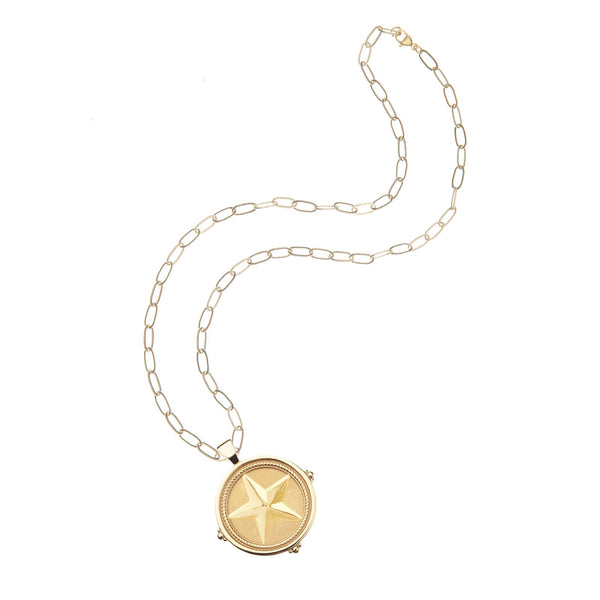 Texas JW Original Pendant Coin Necklace | Over The Moon