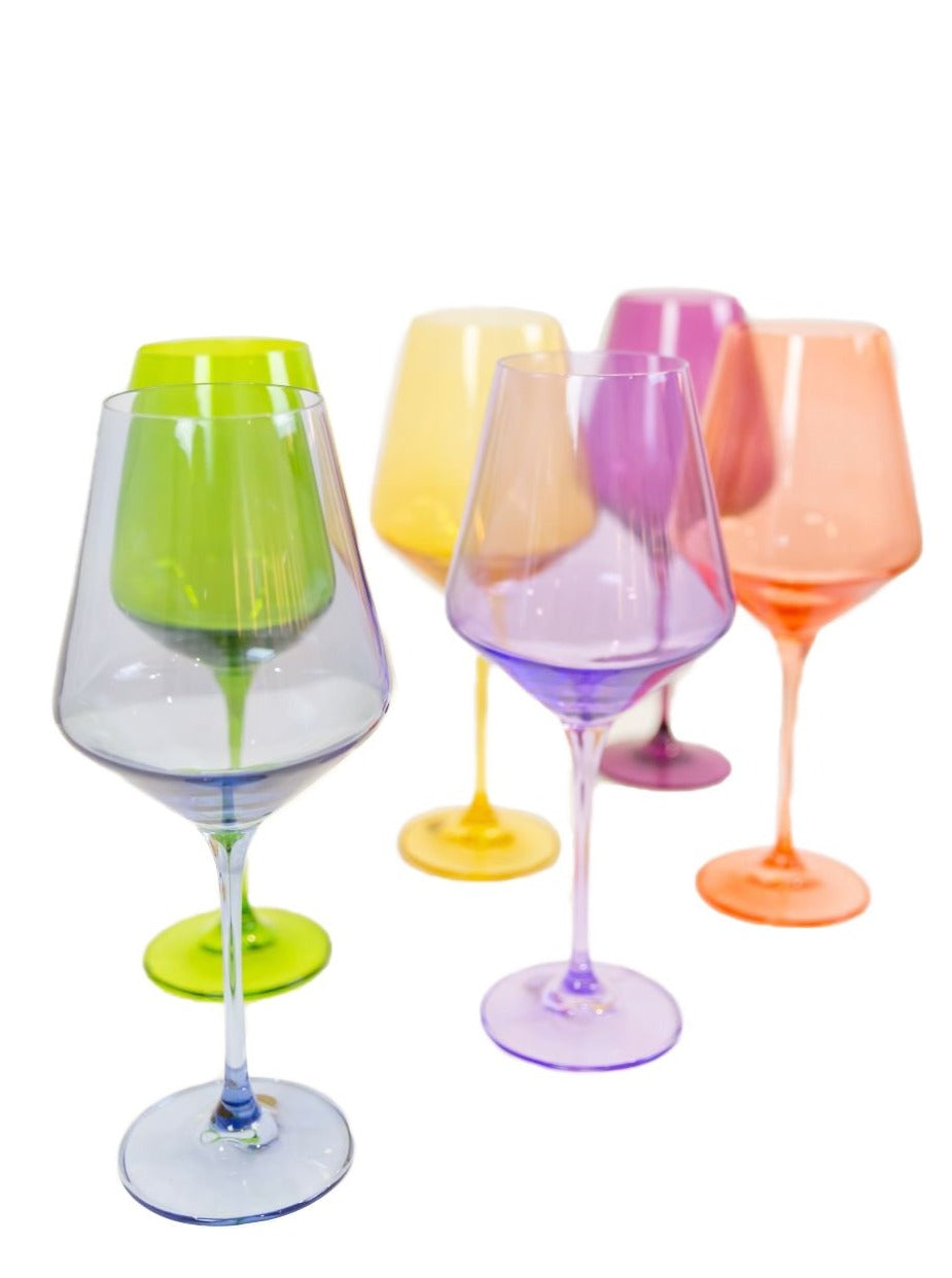 Wine Stemware, Custom Set of 6 | Over The Moon