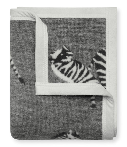 Zebra Zeal Mini Blanket | Over The Moon