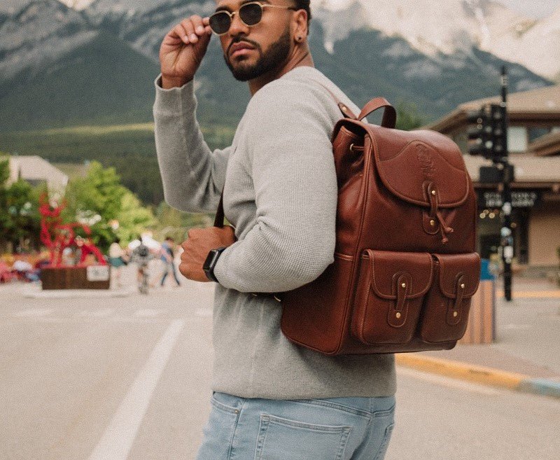 Blazer No. 278 Backpack in Vintage Leather | Over The Moon